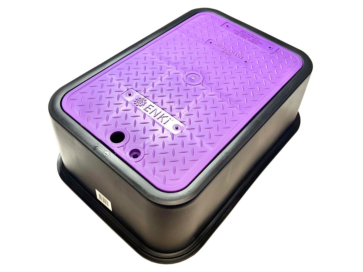 Enki Valve Box Reclaimed Water 1419 from Reece