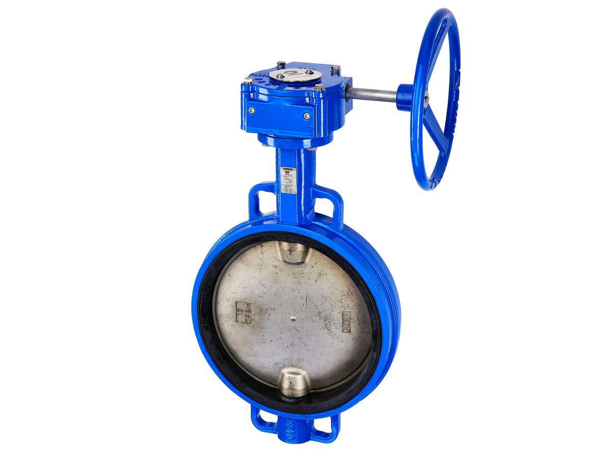 Dimax Butterfly Valve Wafer with Gear Operator 300mm from Reece