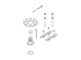 Milli Etch Floor Outlet Installation Kit from Reece