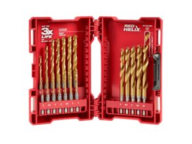 Milwaukee SHOCKWAVE RED HELIX Titanium Drill 2-10mm 19PC Set from Reece