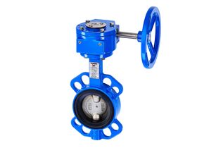 Dimax Butterfly Valve Wafer with Gear Operator 80mm from Reece
