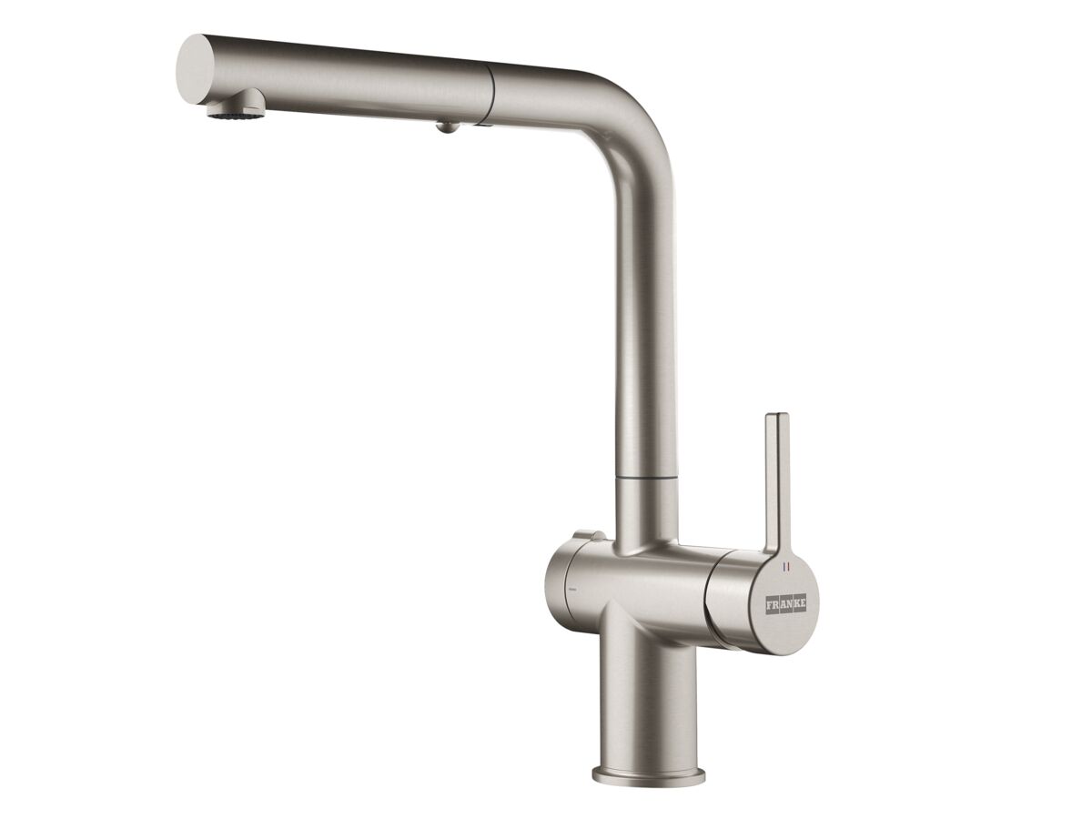 Franke Active Twist Pull Out Sink Mixer Only Brushed Chrome (5 Star ...