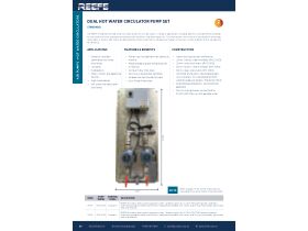 Reefe 32-80 Dual Hot Water Circulator Pumpset Economy from Reece