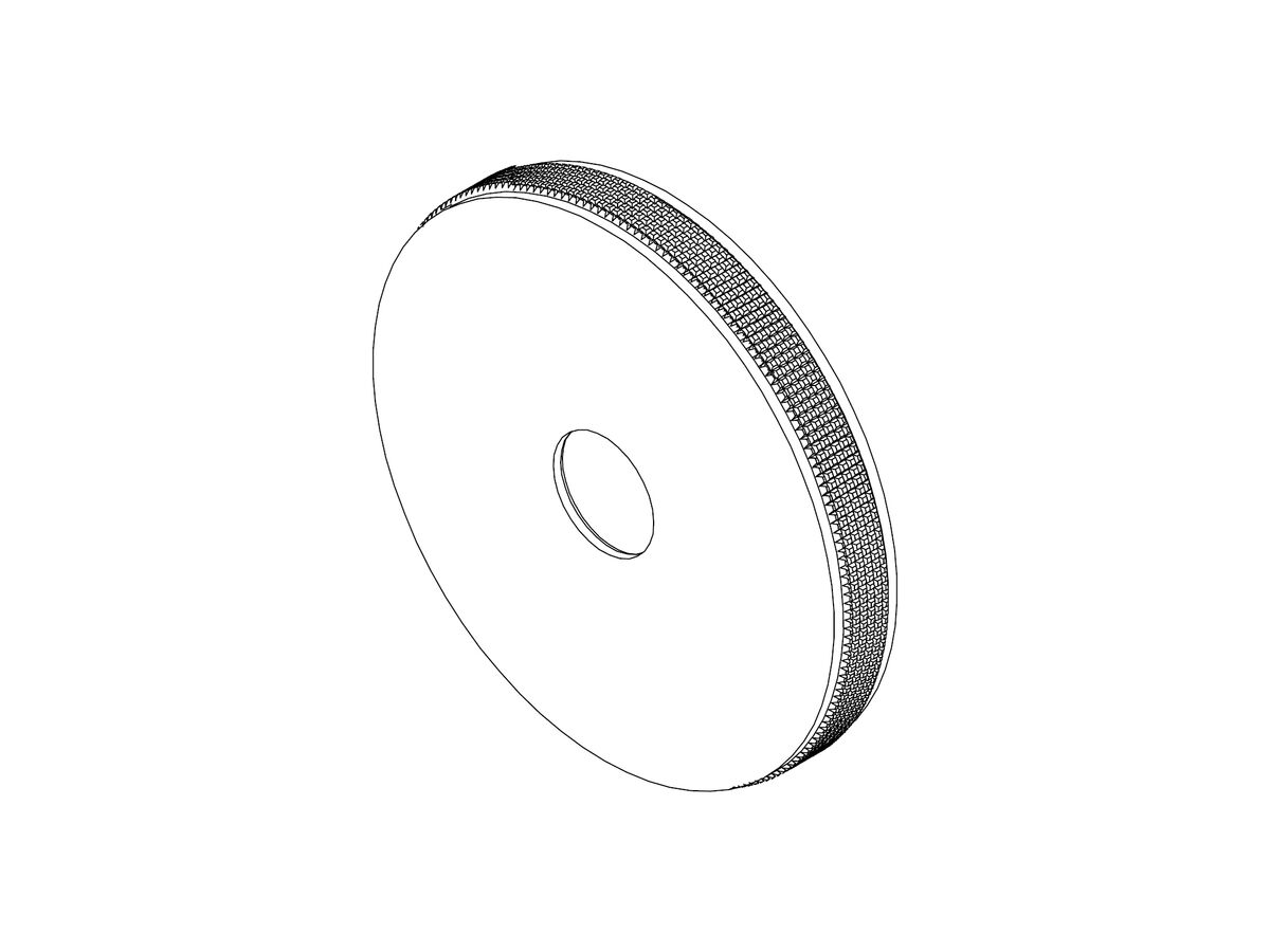 Milli Etch Wall Tap Dress Plate Assembly Brushed Nickel from Reece