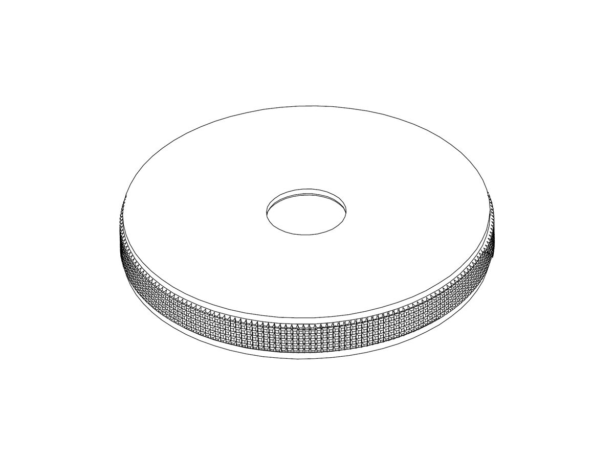 Milli Etch Basin Tap Dress Plate Assembly Matte Black from Reece