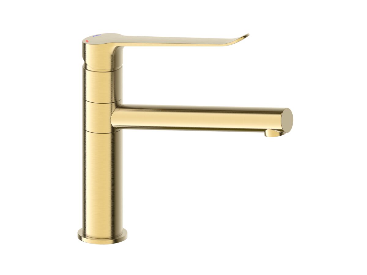 Mizu Soothe MK2 Sink Mixer Extended Lever with Red & Blue Indicators ...