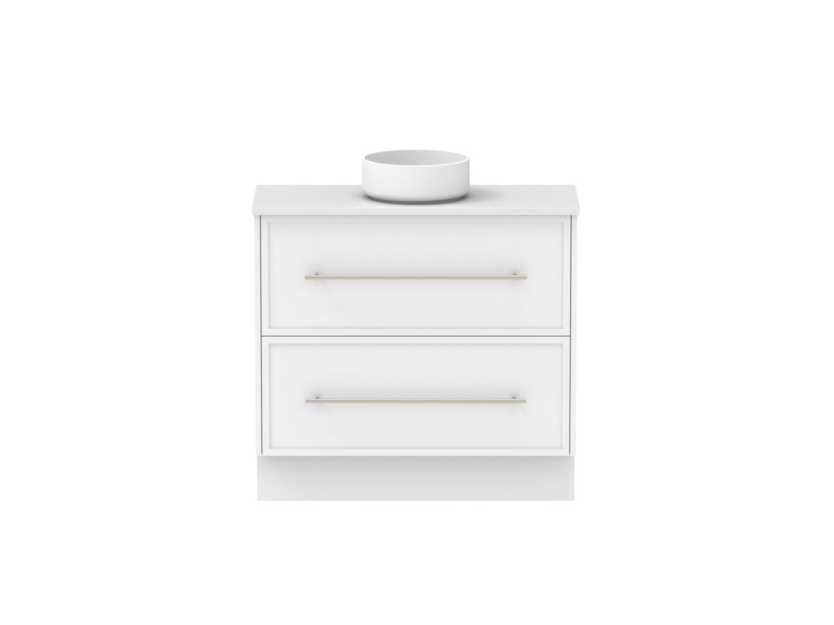 Kado Lux Ensuite All Drawer Twin 900mm Floor Mounted Vanity Centre ...