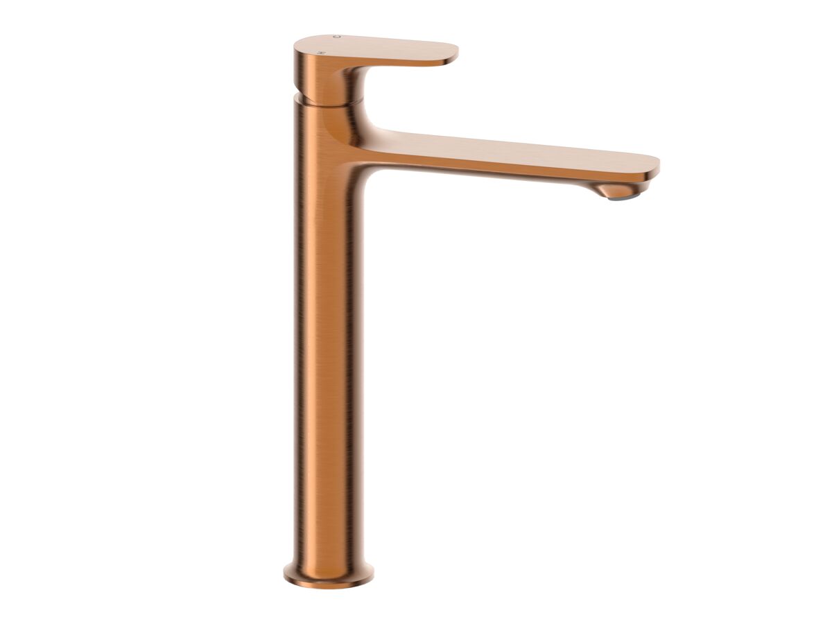 Mizu Silk Extended Basin Mixer Tap Brushed Bronze (6 Star) Lead Free ...