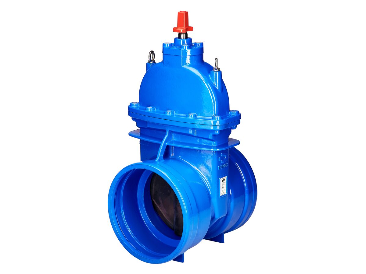 Dimax Resilient Seat Gate Valve PN16 (Socket - Socket) 300mm Clockwise ...
