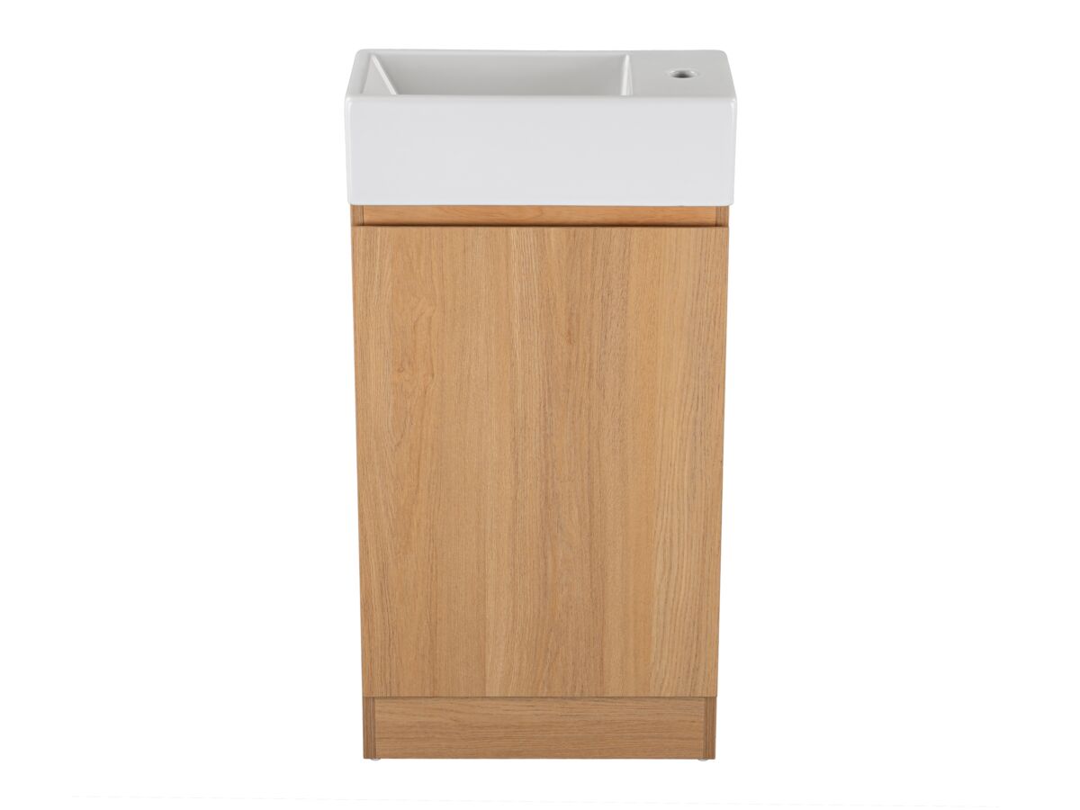 Posh Solus Powder Room Vanity Unit Floor Mounted Left Hand Bowl 1 ...