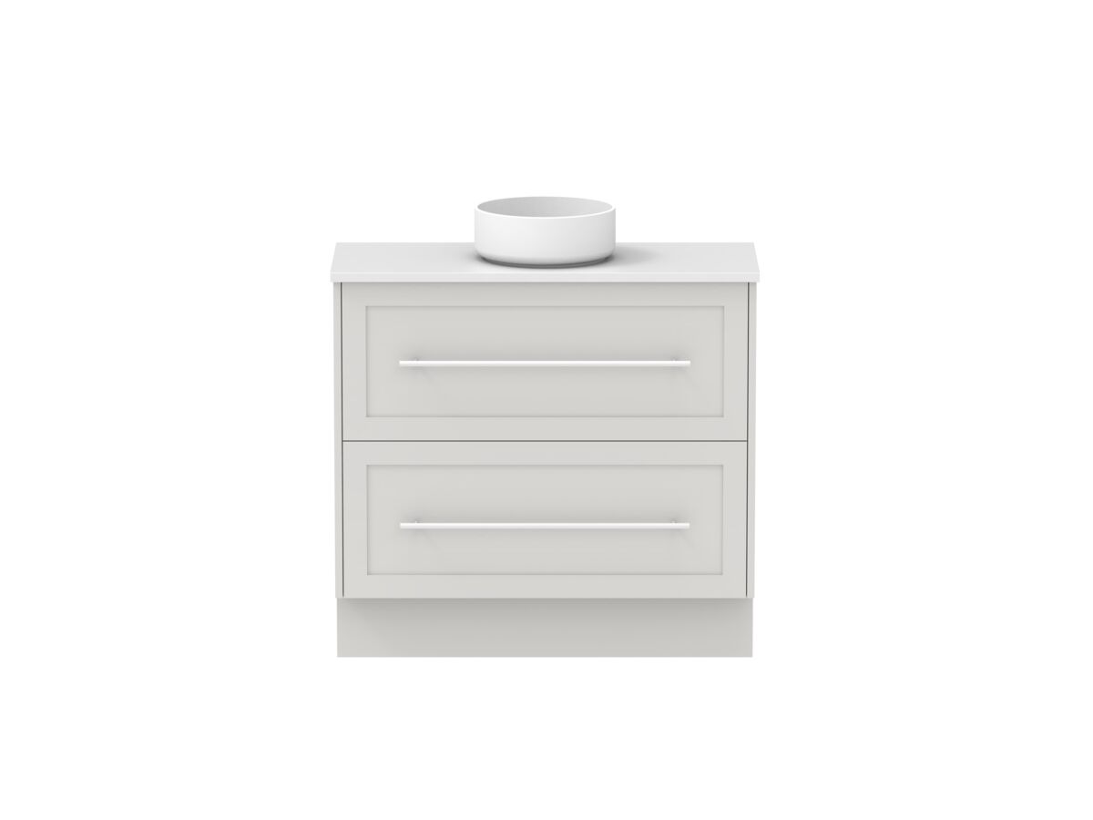 Kado Lux Ensuite All Drawer Twin 900mm Floor Mounted Vanity Centre ...