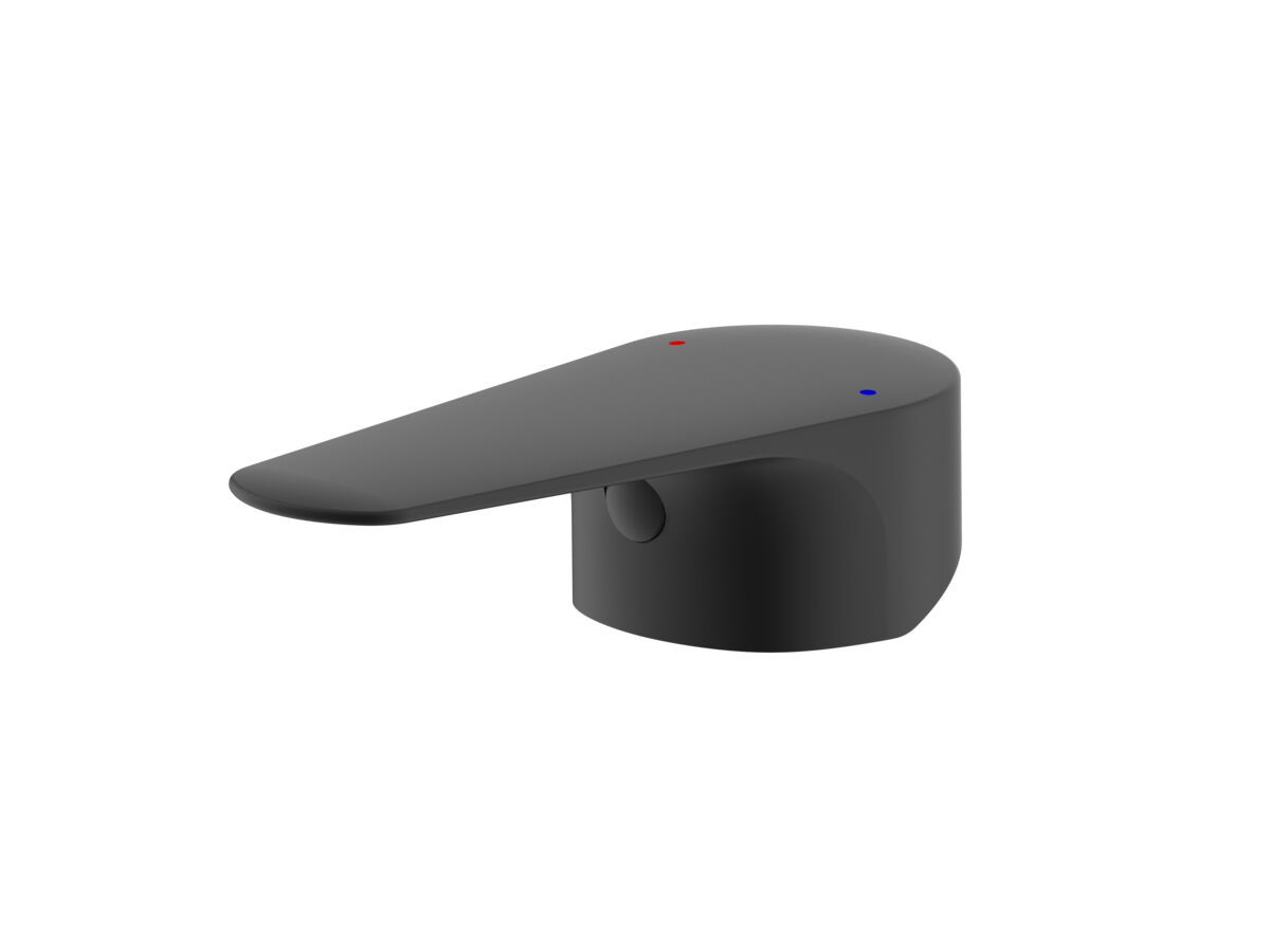 Posh Solus Wall Mixer Handle Only Matte Black from Reece