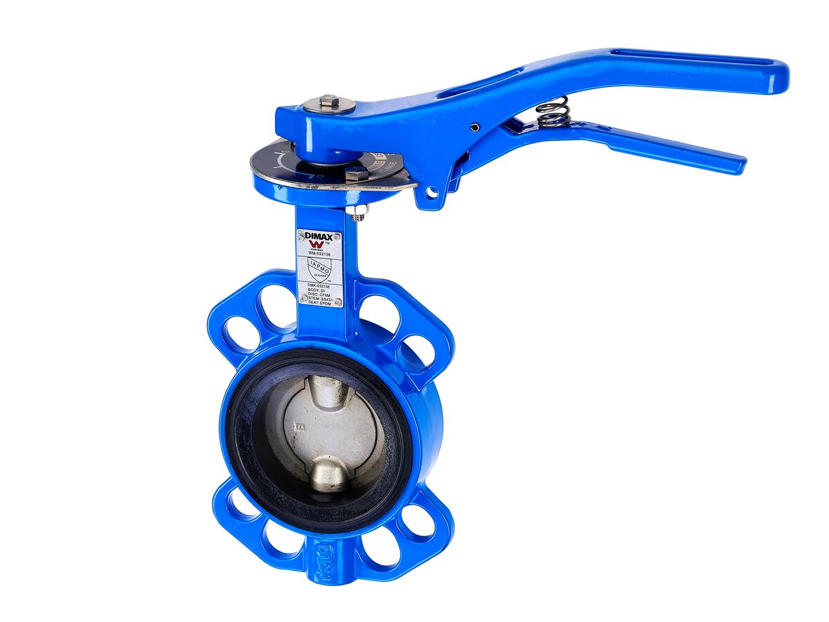Dimax Butterfly Valve Wafer Lockable Lever DN 80mm from Reece