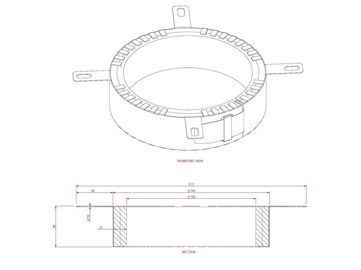 Allproof Fire Collar Retrofit 100mm from Reece