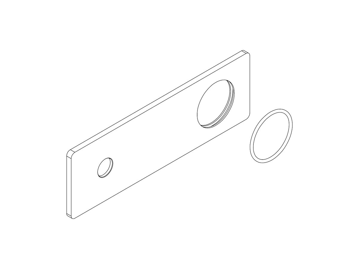 Mill Etch Wall Mixer Set Backplate Assembly Brushed Gunmetal from Reece