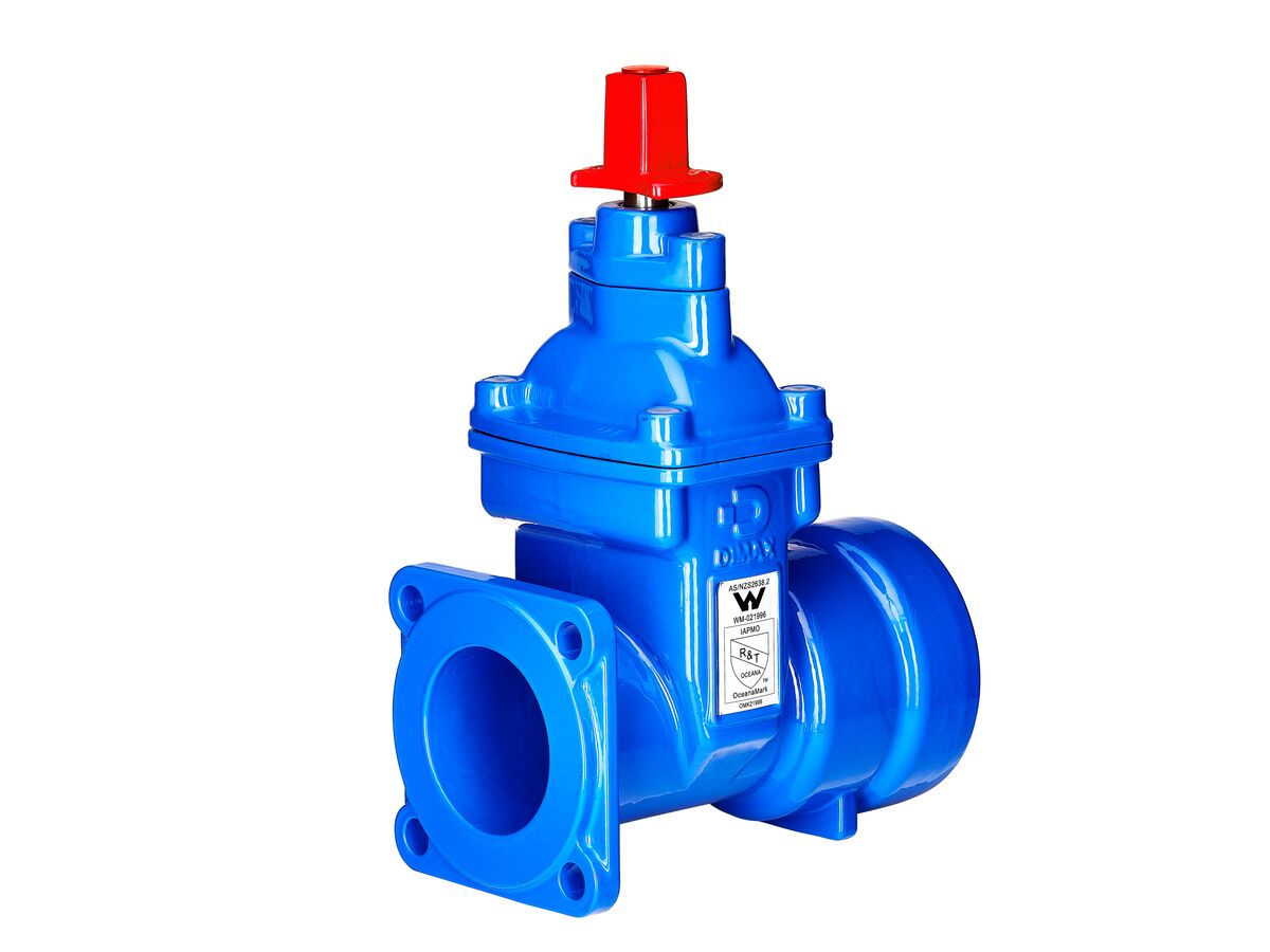 Dimax Resilent Seat Gate Valve PN16 B5 (Flaneg - Socket) 100mm ...