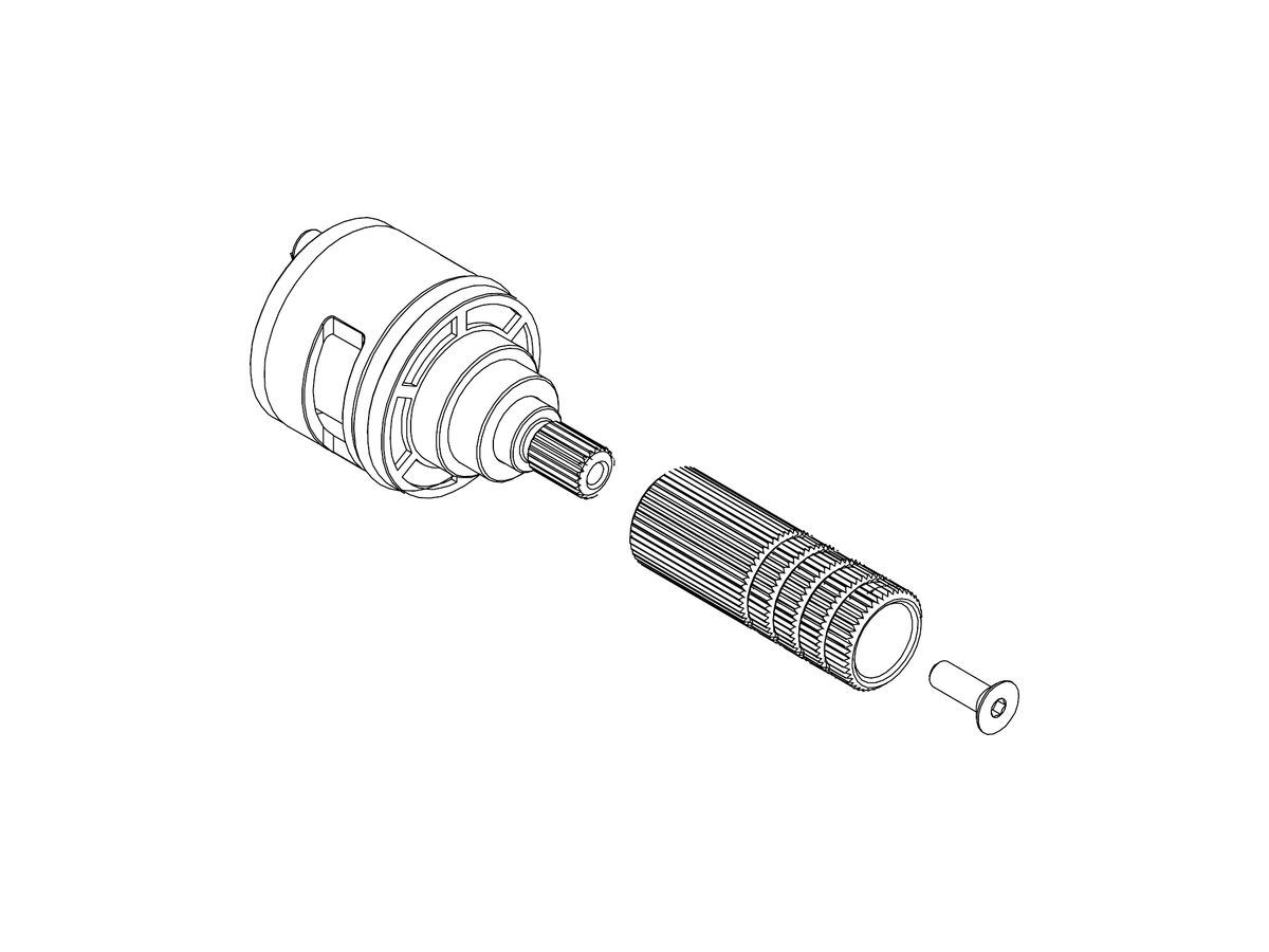 Milli Etch 2 Way Diverter Cartridge Assembly from Reece