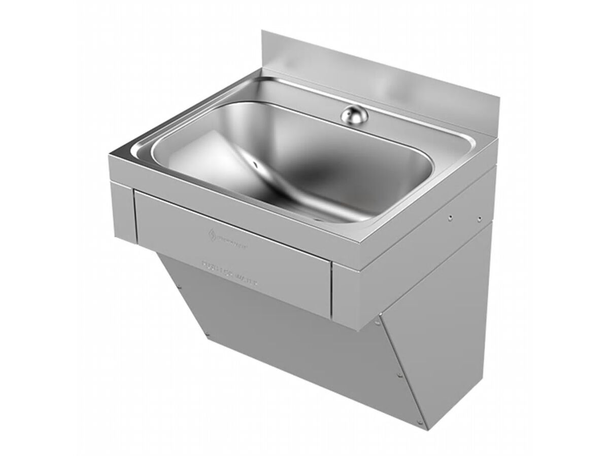 Stoddart Hand Basin Knee Operated Easy Push with Concealed Pipework ...