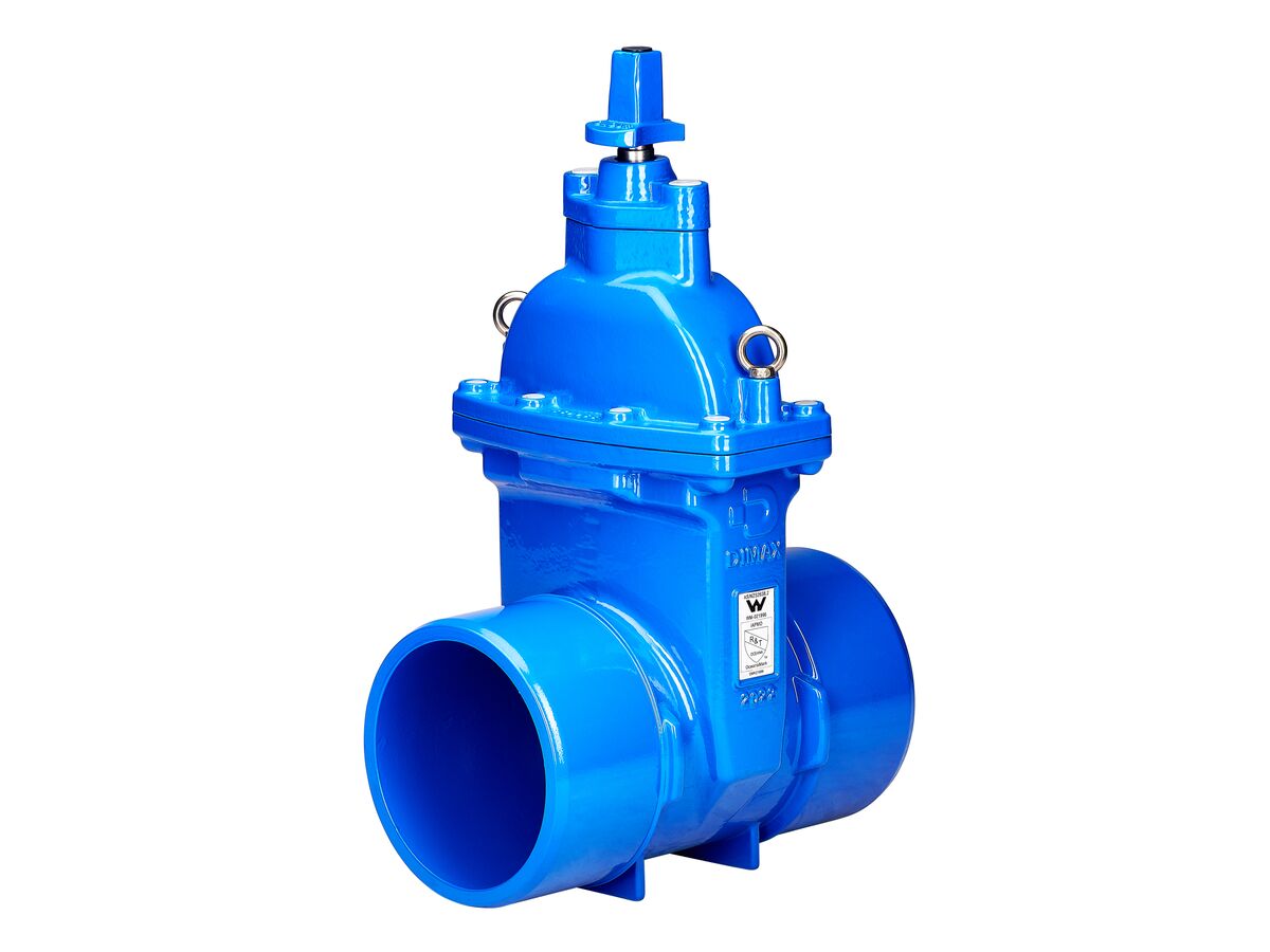 Dimax Resilient Seat Gate Valve PN16 (Spigot - Spigot) 225mm Anti ...