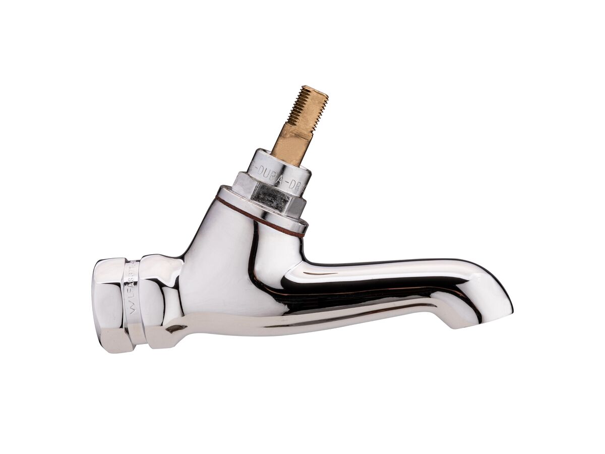 Dura Standard Female Angle Bib Less Handle & Button Chrome (3 Star ...