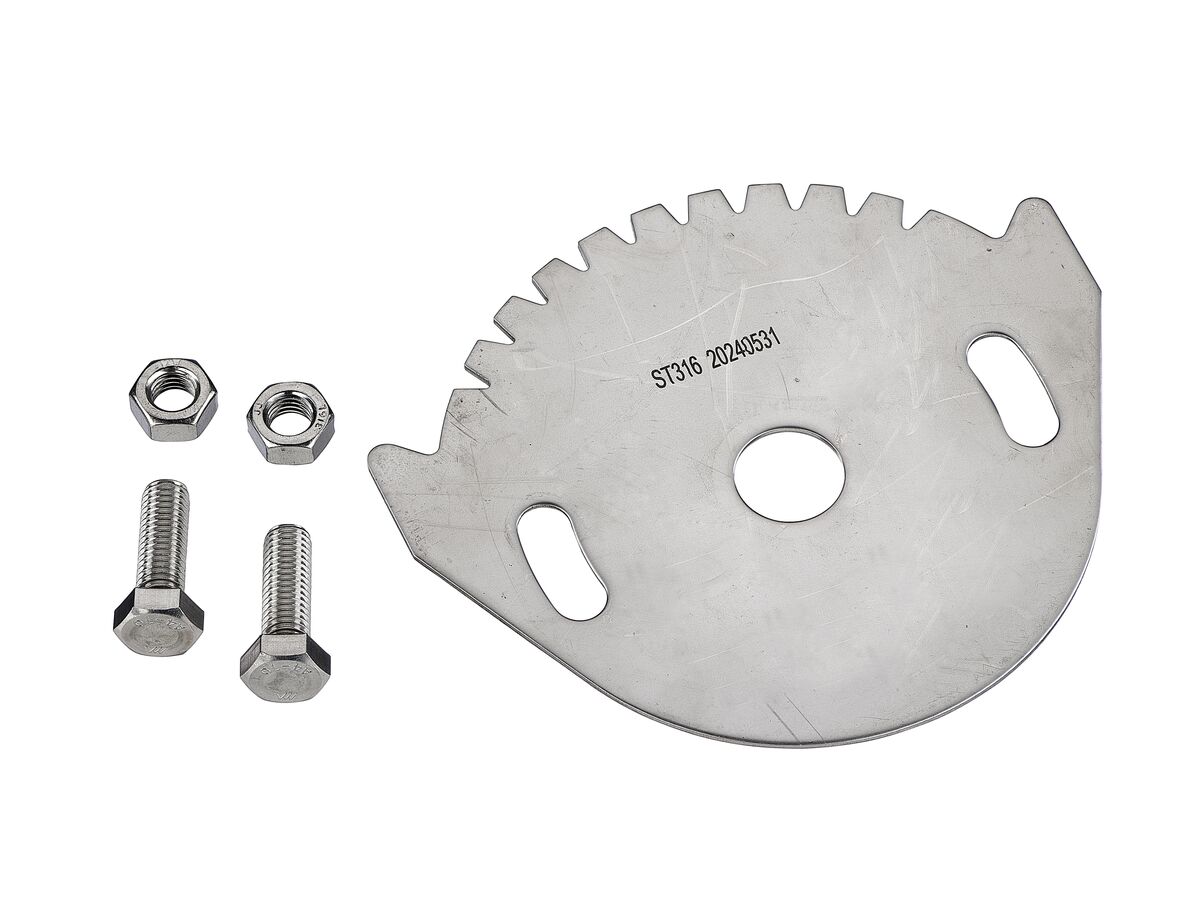 Dimax Butterfly Valve Notch Plate Complete with 316 Stainless Steel ...