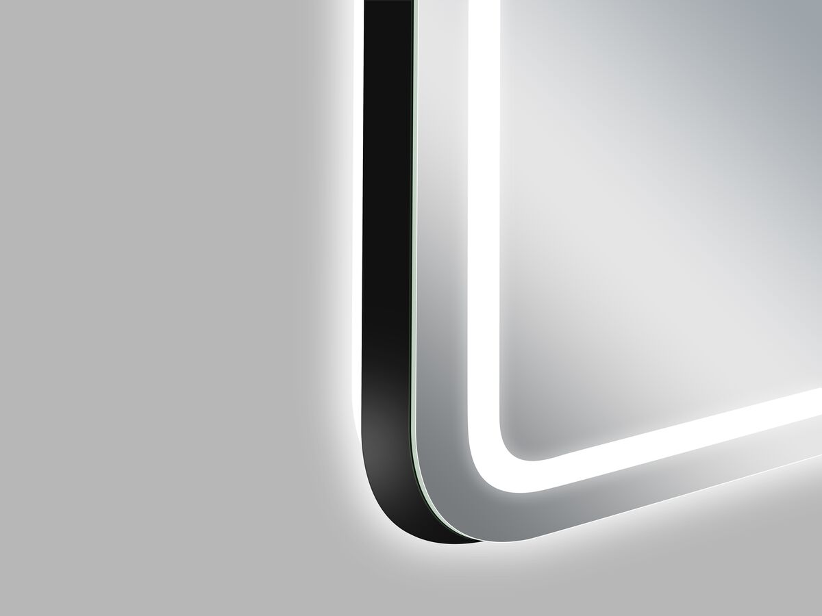 Kado Aspect Rectangle Veil LED Mirror 800mm x 600mm from Reece
