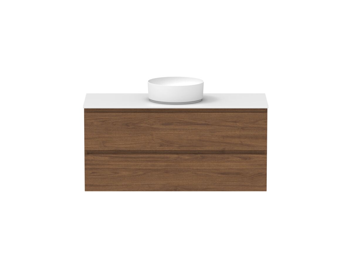 Posh Domaine Plus All Drawer Twin 1200mm Wall Hung Vanity Centre Basin ...