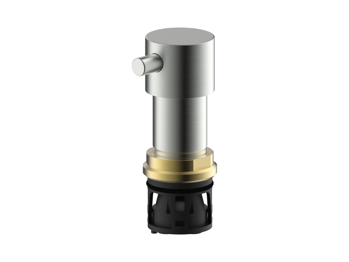 Posh Solus Shower Mixer Diverter Assembly Only Brushed Nickel from Reece