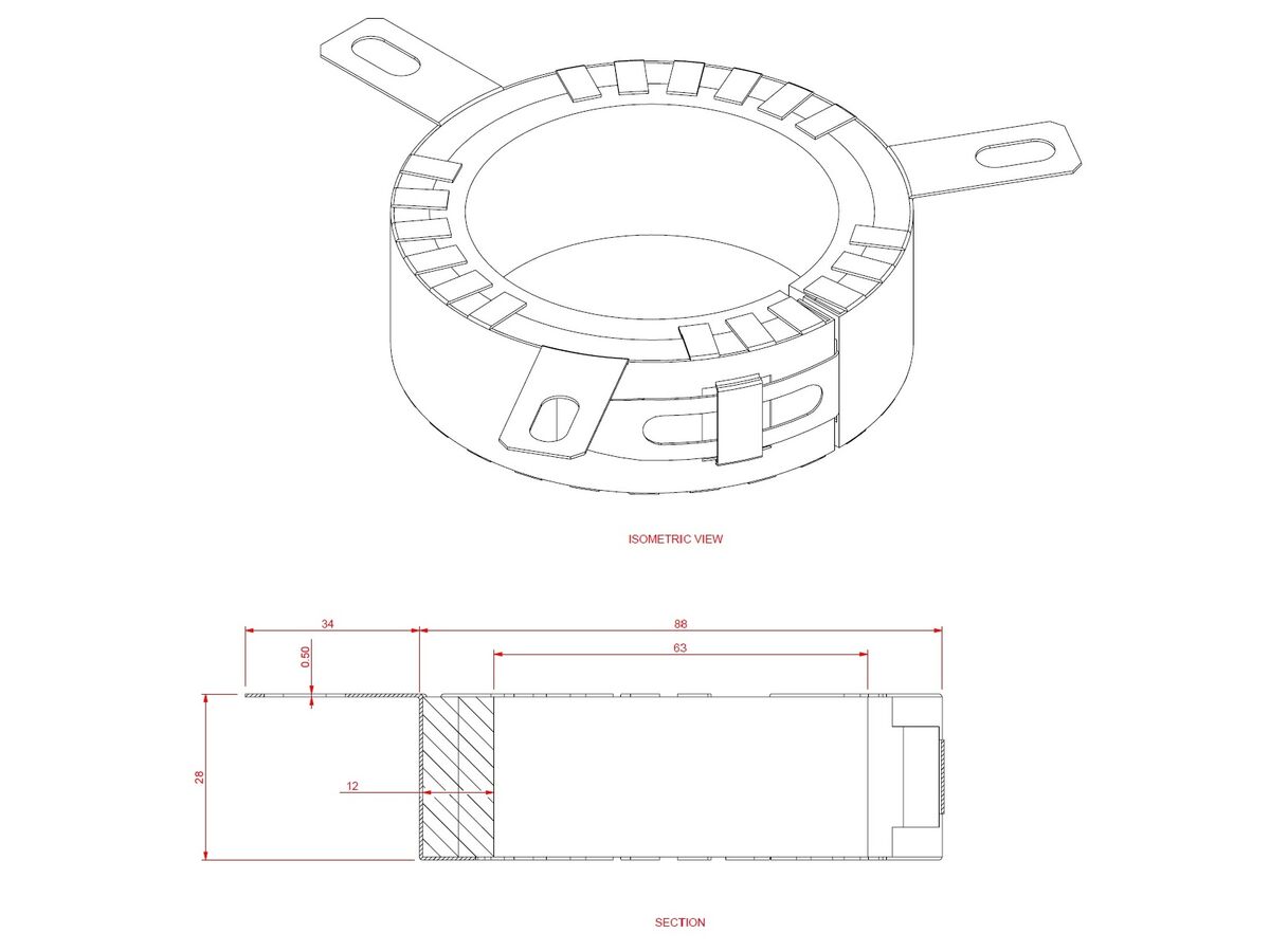 Allproof Fire Collar Retrofit 50mm from Reece