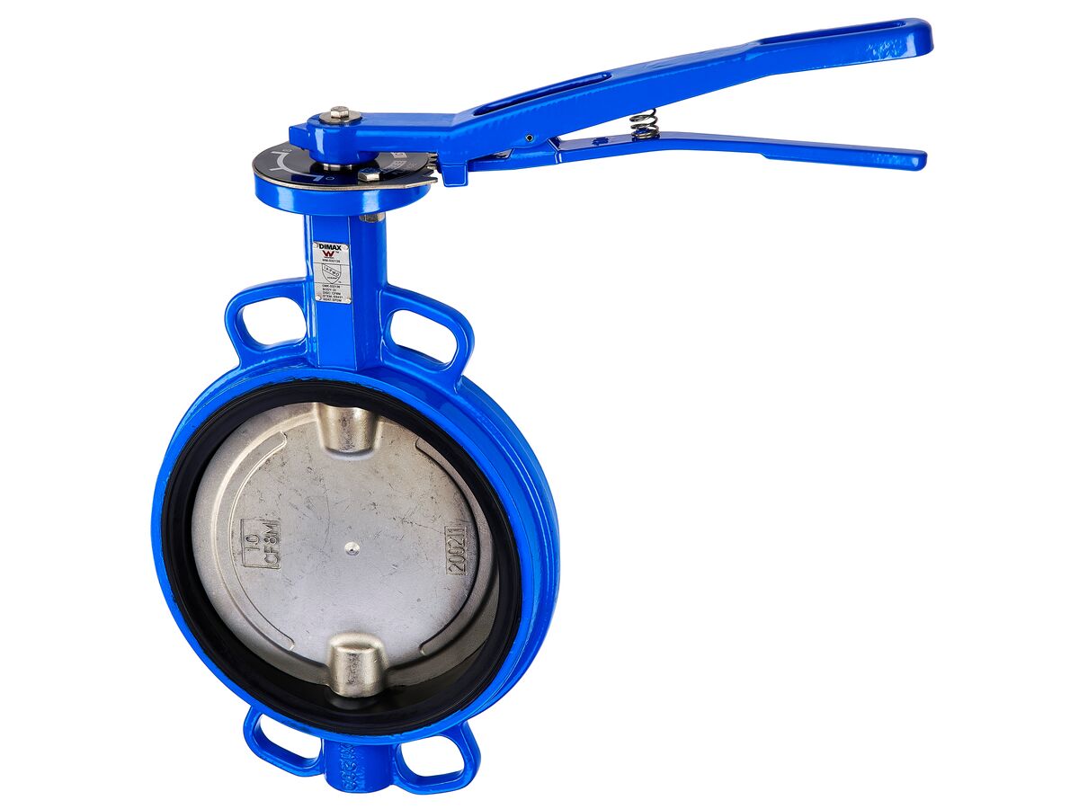 Dimax Butterfly Valve Wafer with Handle 250mm from Reece