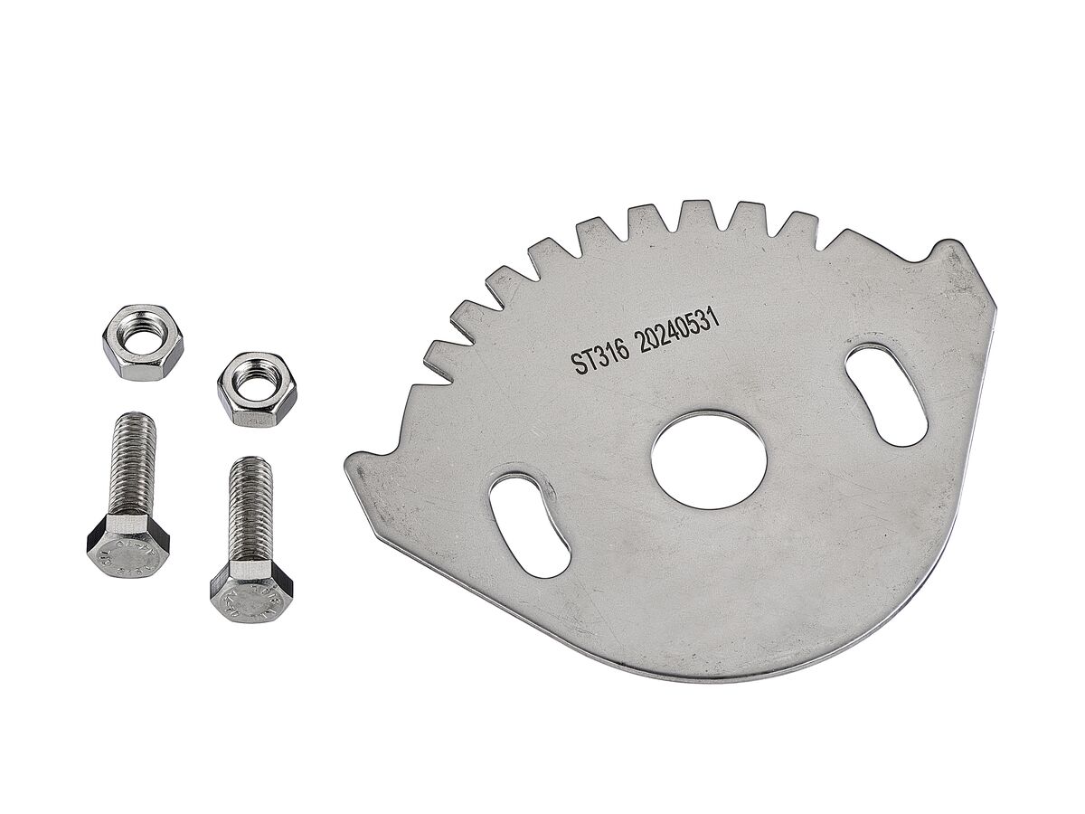 Dimax Butterfly Valve Notch Plate Complete with 316 Stainless Steel ...