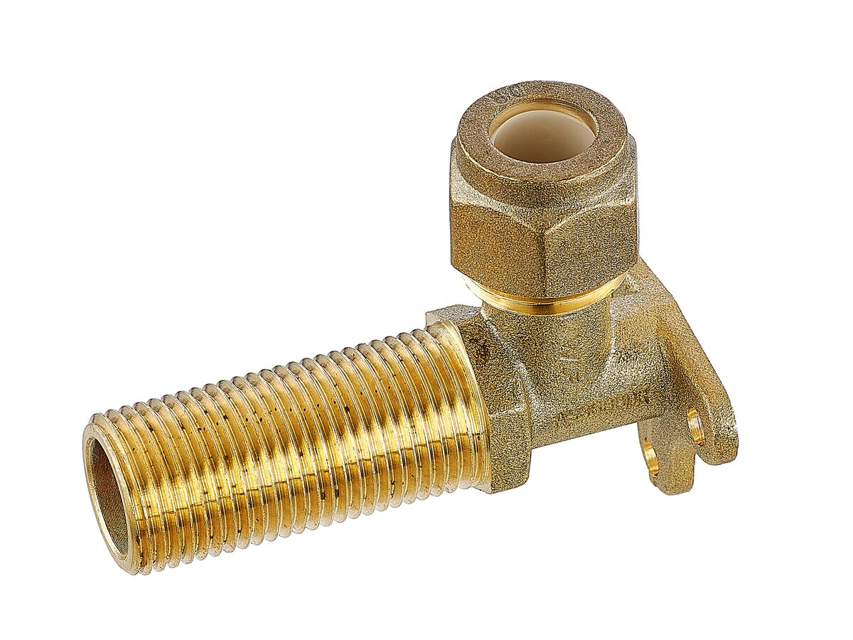 Ardent Lead Free Brass Nylon Olive Elbow 15mm Male x 15C Lugged from Reece