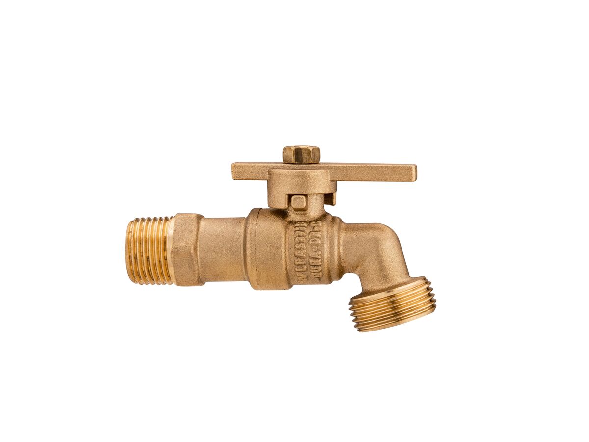 Dura 1/4 Turn Lever Garden Tap 15mm Male Lead Free from Reece