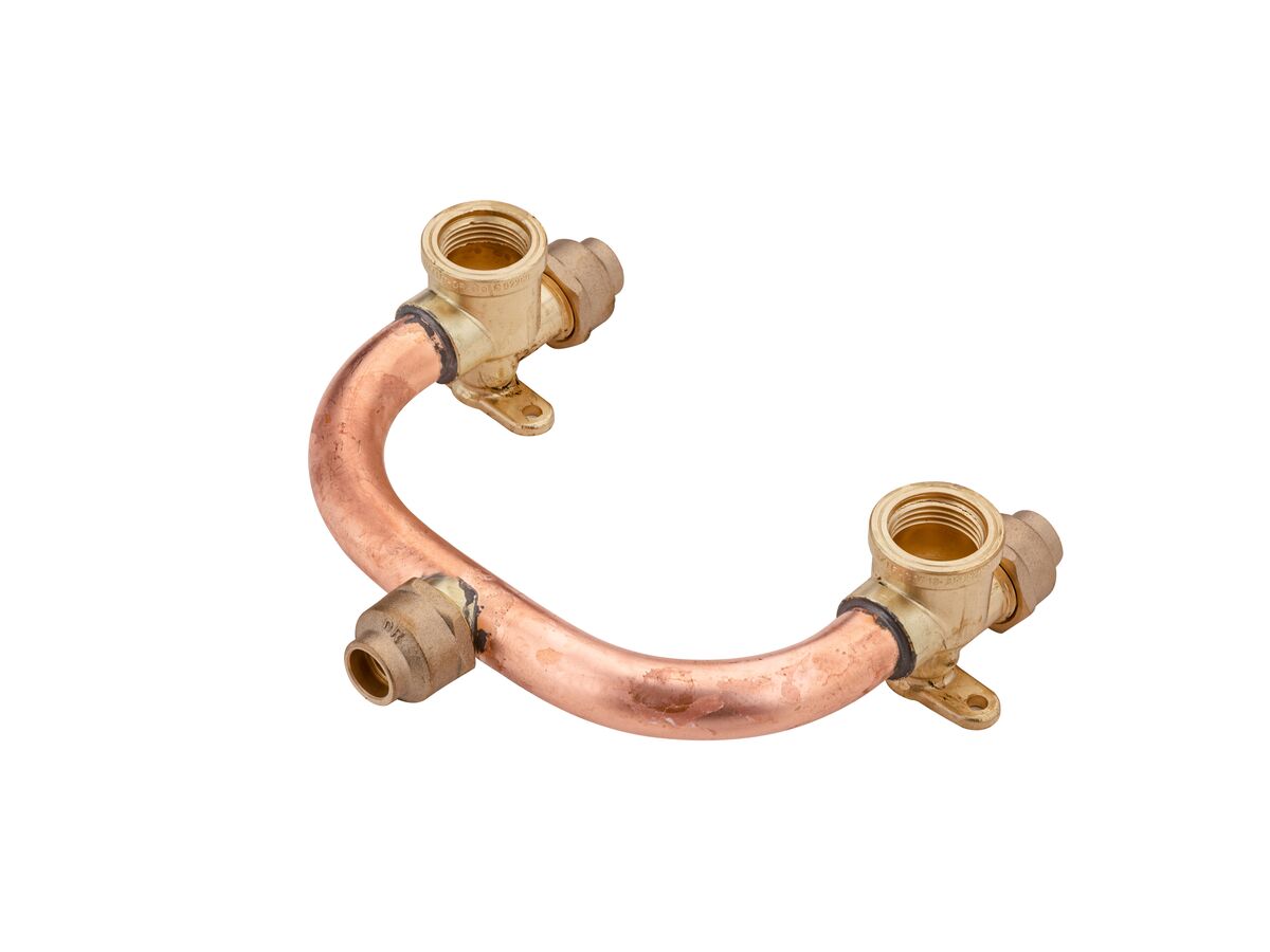 Ardent Shower Breech 150mm Centre U-Type Compression Lead Free from Reece