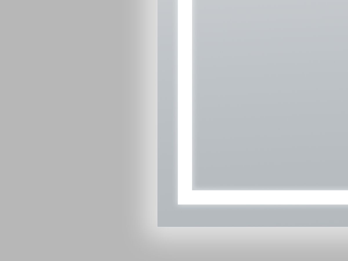 Kado Aspect Arch Veil LED Mirror 900mm x 500mm from Reece