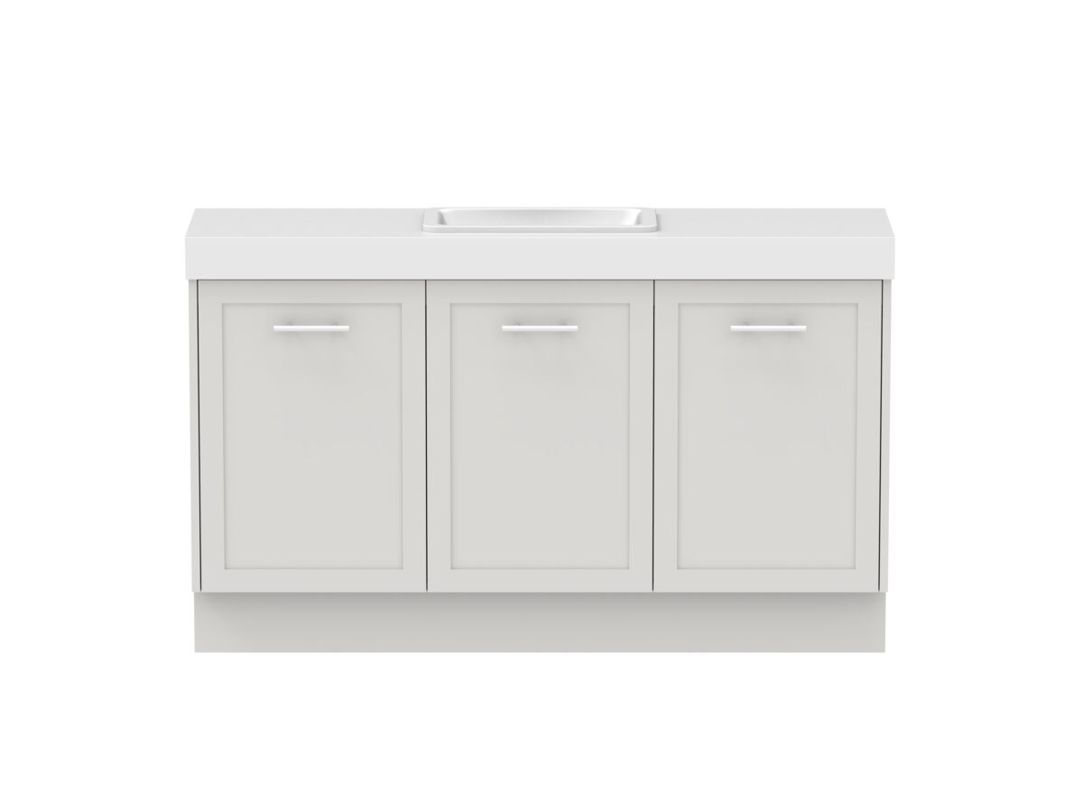 Kado Lux Ensuite All Door 1500mm Floor Mounted Vanity Centre Basin 90mm ...