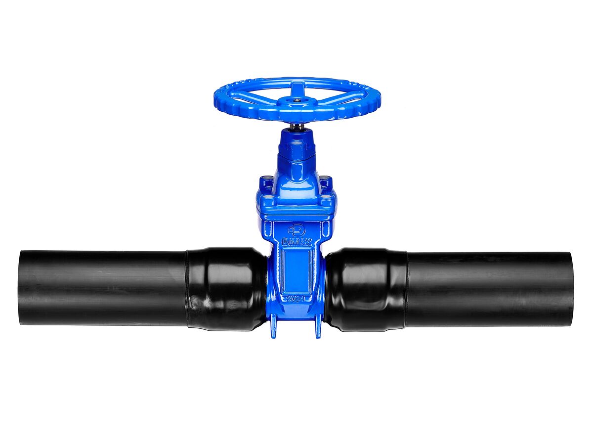 Dimax Resilient Seated Gate Valve with Handwheel PN16 125mm SDR11 HDPE ...