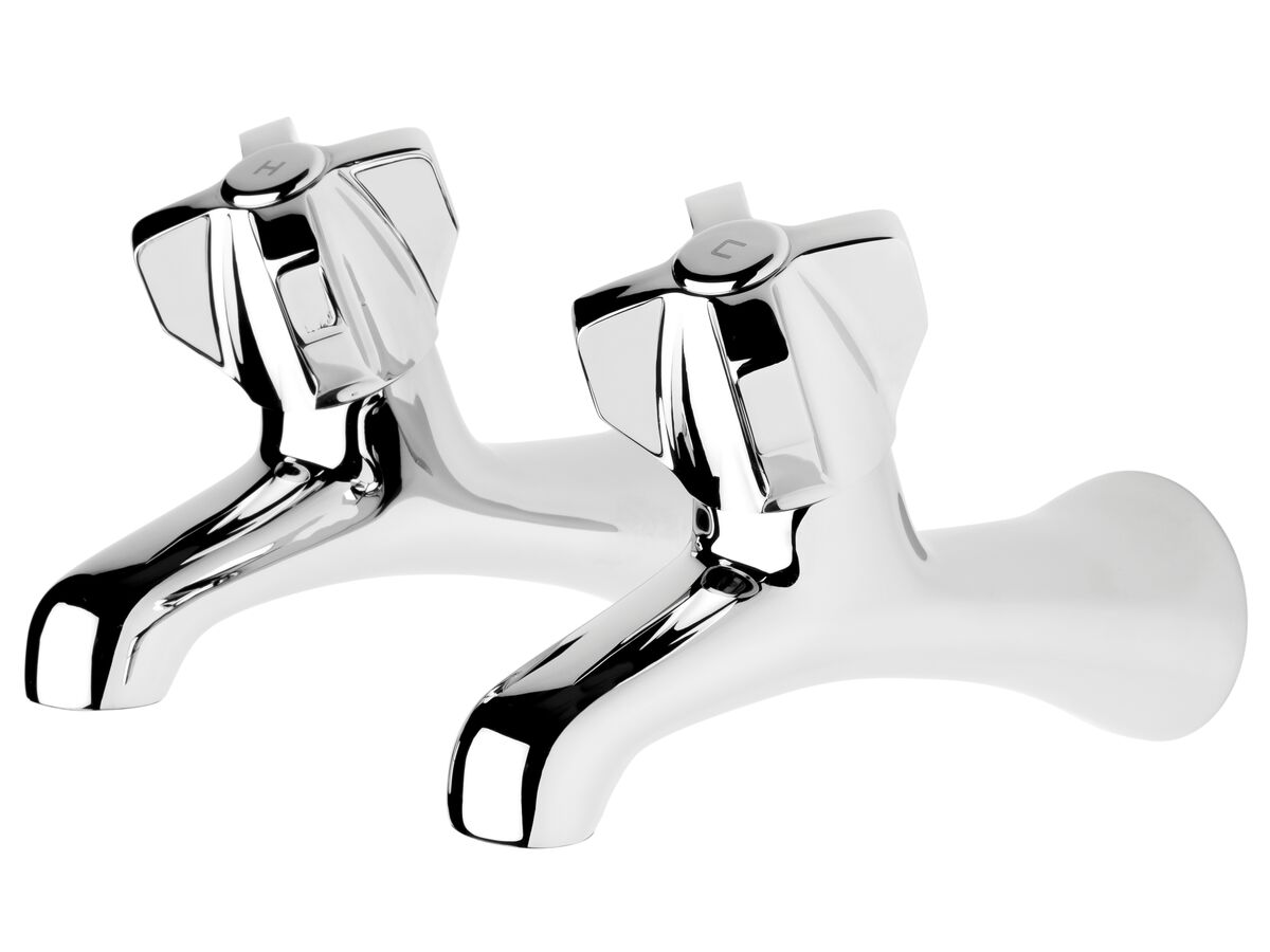 Voda Classic Bath Taps 15mm Chrome from Reece