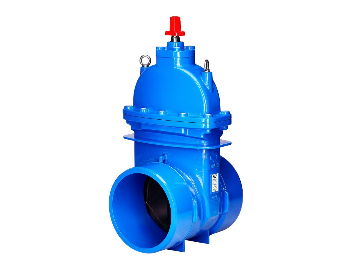 Dimax Resilient Seat Gate Valve PN16 (Spigot - Spigot) 300mm Clockwise ...
