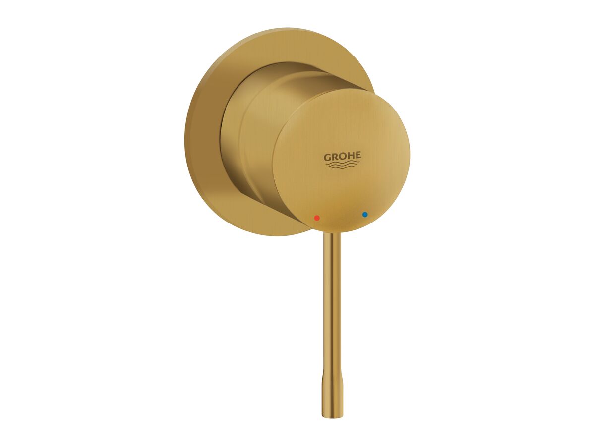 GROHE Essence New Shower / Bath Mixer Slim Tap Brushed Cool Sunrise (V2 ...