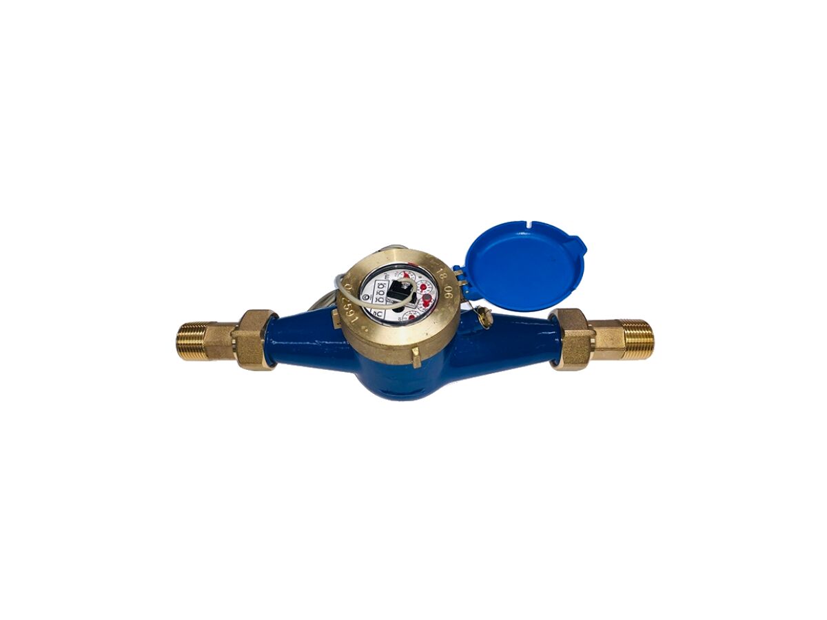 Water Meter 40mm Multi Jet Cold with Couplings from Reece