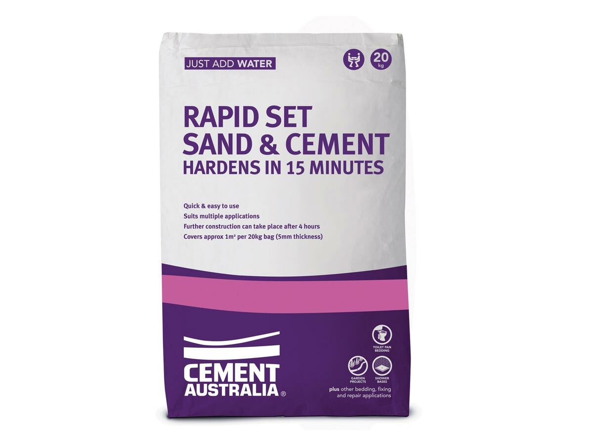 Rapid Set Sand & Cement Country 20kg from Reece