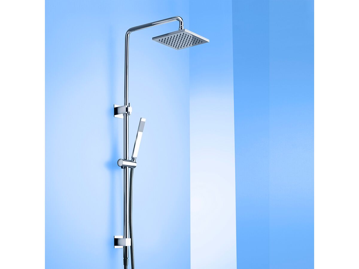 Caroma Rail Shower with Overhead Chrome (3 Star) from Reece
