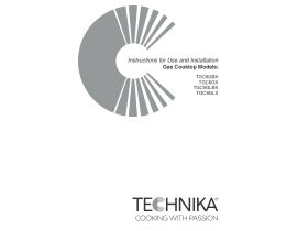 Technika TGC6GX Pro 60cm 4 Burner Gas Cooktop Stainless Steel from Reece