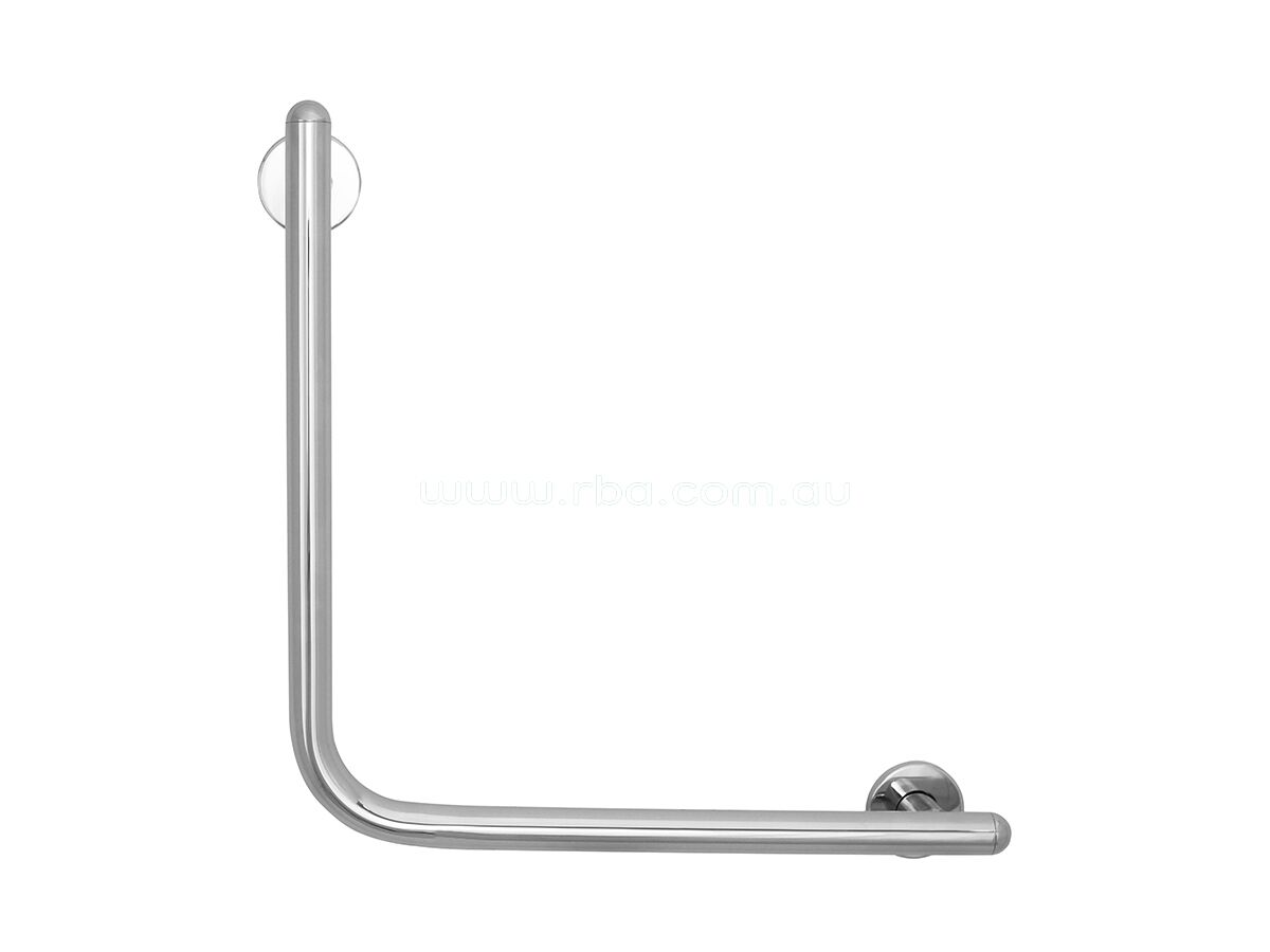 Raffaello 90 Degree Ambulant Grab Rail 450mm Bright Stainless Steel ...