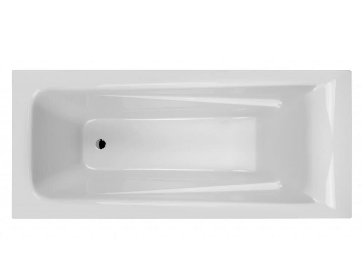 Novara 1665 Inset Bath White from Reece