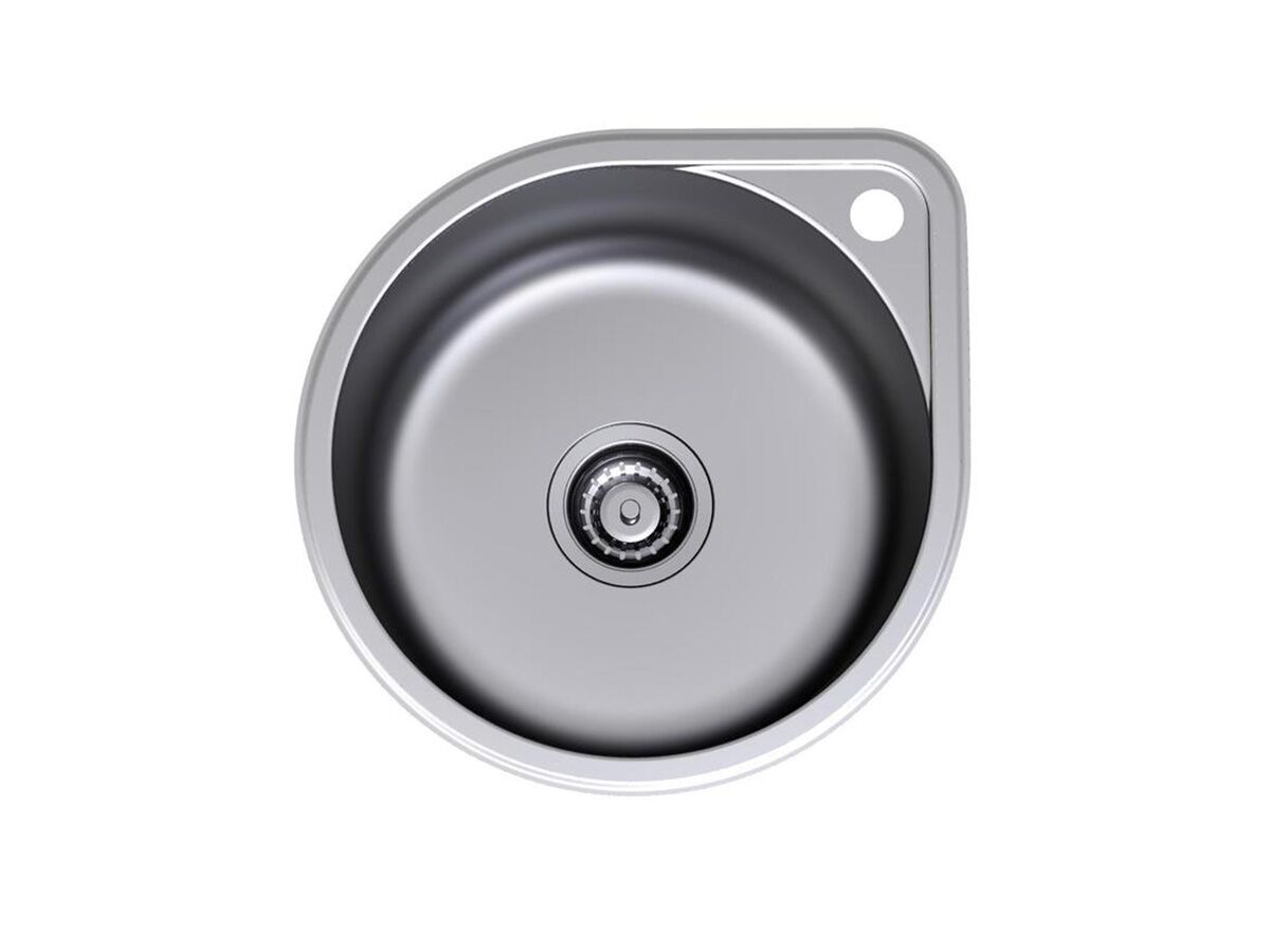 Clark Round Bowl With Tap Landing S/S from Reece