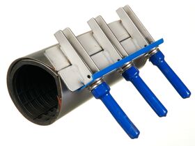 Wang Stainless Steel HDPE Repair Clamp (110) x 300 Long PN16 1 Part 3 ...