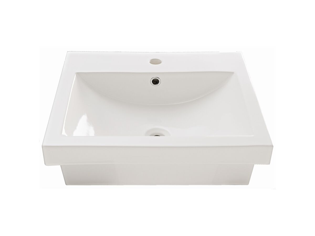 Virtue Square Drop-In Basin 1 Taphole from Reece