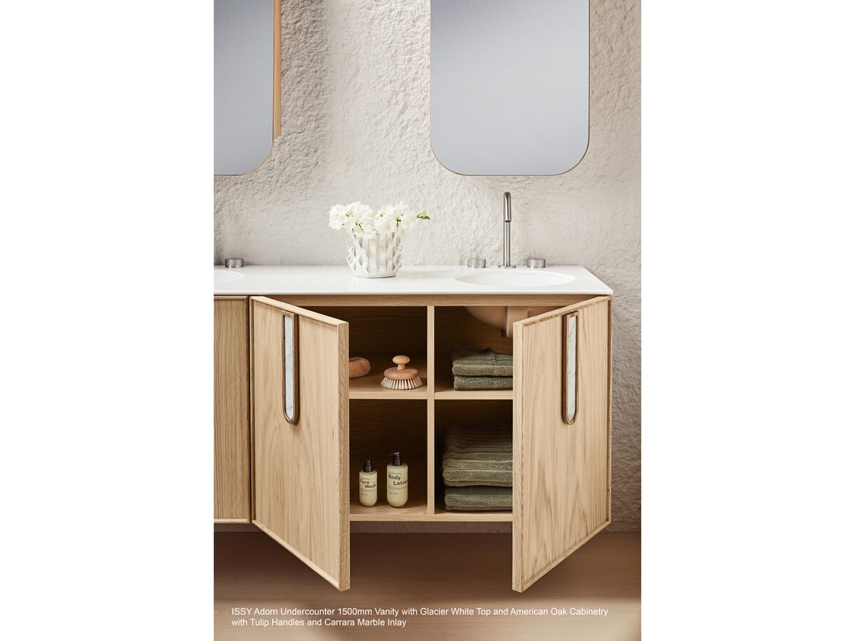 ISSY Adorn Undermount Vanity Unit with Legs Three Doors & Internal ...
